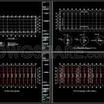 51. Cad Drawings Of Steel Factory Plan, Sections and Elevation 30m x 96m For Download - Free Cad ...