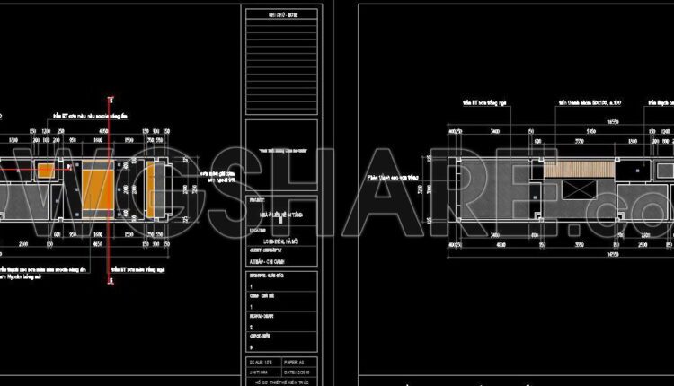 65. Detailed CAD drawings of the ceiling and floor tiling for a 3-story ...
