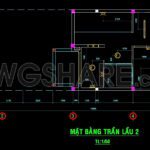 67. Detailed CAD drawings of residential ceilings and lighting fixtures ...