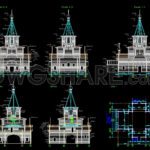 68. Cad Drawings Of Wooden church For Download - Free Cad Blocks ...