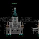 68. Cad Drawings Of Wooden church For Download - Free Cad Blocks ...