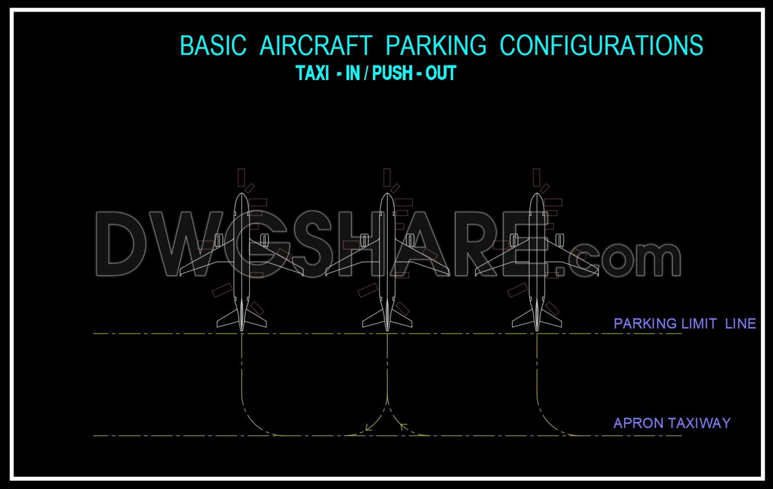 71. Free download of the layout design drawings for the airport is ...