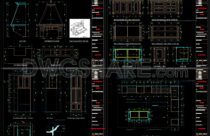 138.Detailed drawings of decorative patterns and moldings in CAD format