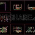 95. CAD technical drawings of kitchen cabinets for the house - Free Cad ...