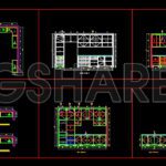 95. CAD technical drawings of kitchen cabinets for the house - Free Cad ...