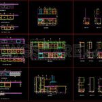 96.CAD technical drawings of kitchen cabinets for the house - Free Cad ...