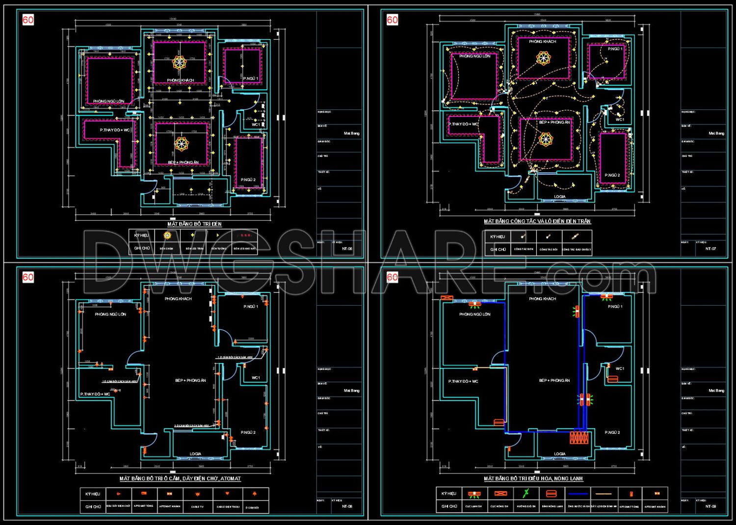 House Design Drawings of Interior Design V.6
