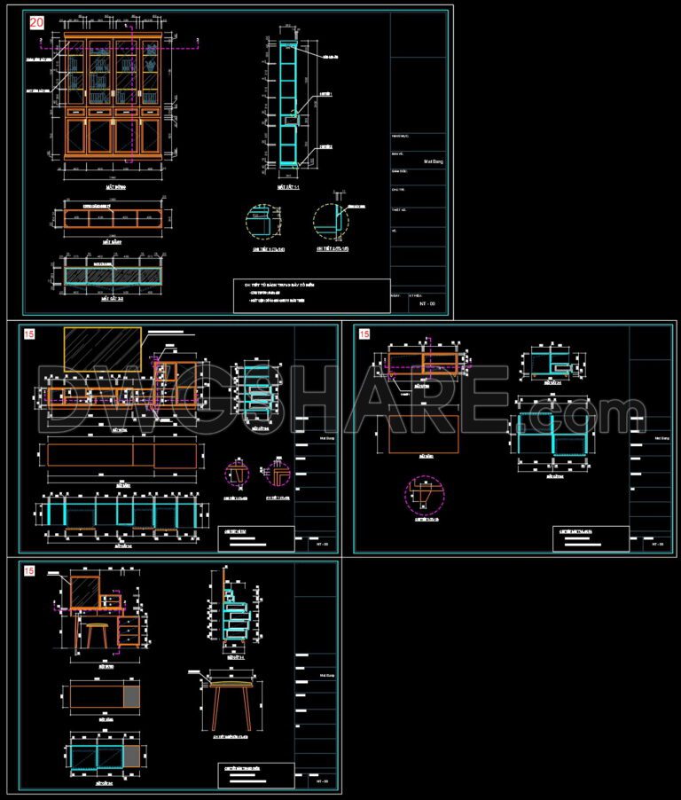 House Design Drawings of Interior Design V.6
