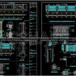 130. Detailed CAD drawings of the construction plans for gates, walls ...