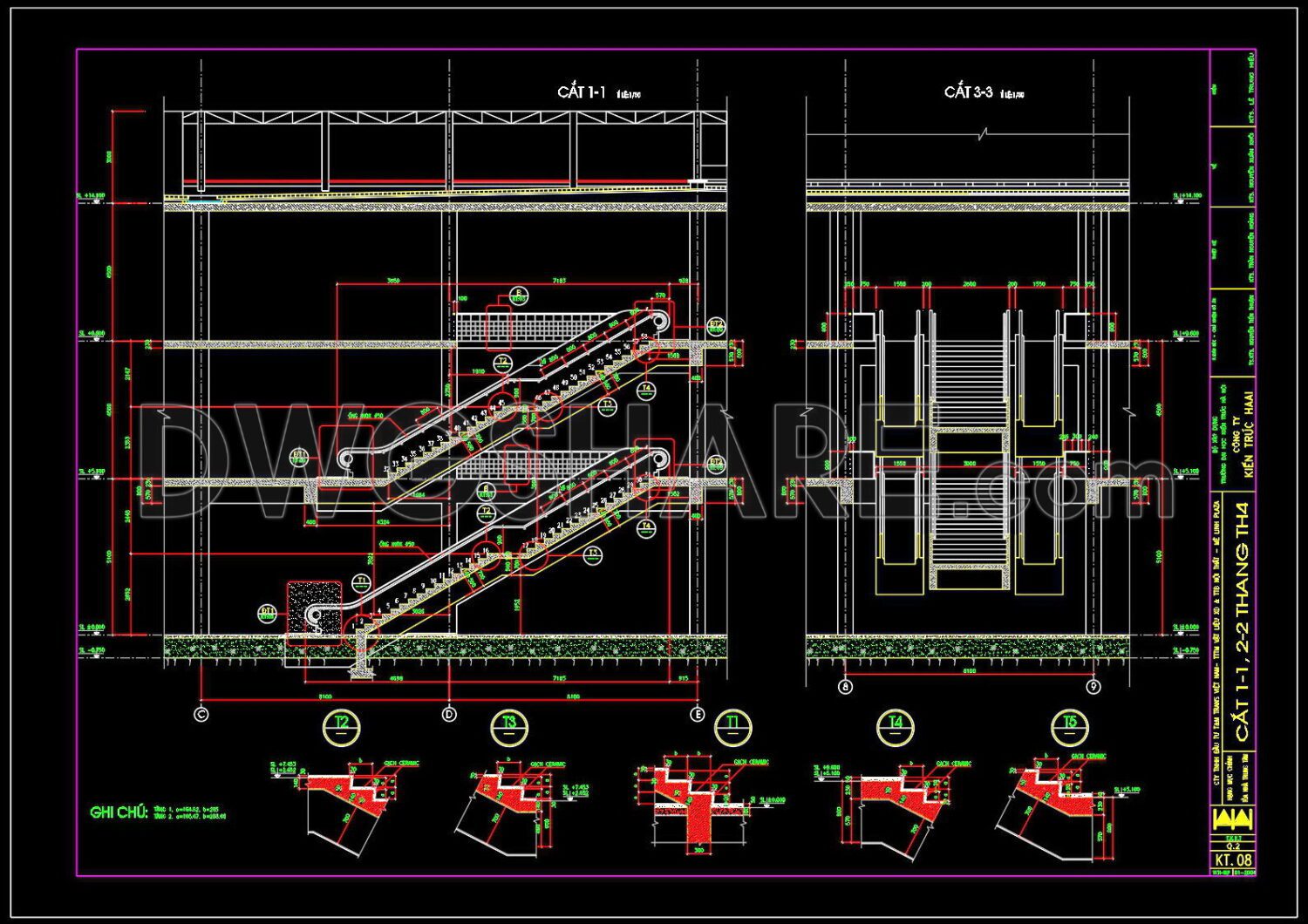 148. The detailed CAD drawings of the escalator in the central shopping ...