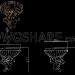 150. Download detailed architectural CAD drawings of consoles - Free ...