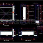 151. CAD drawings of detailed glass balustrade staircase - Free Cad ...