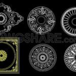 151. Download detailed architectural CAD drawings of circular ceiling ...