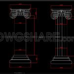 152. Download detailed architectural CAD drawings of Roman round ...