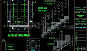 Helipad Plan and Elevation Details Autocad Drawing DWG