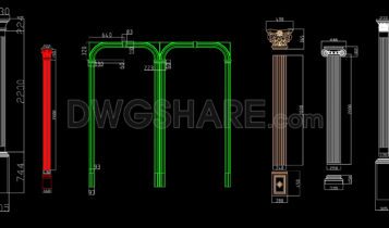 Moldings Archives - Free Cad Blocks, download DWG models for architects ...
