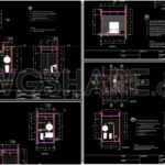 156. WC Layout Plan and elevations details CAD drawings download - Free ...