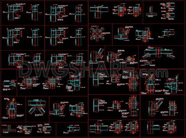 158. Cad Drawing Of Details Steel Fabrication For Download