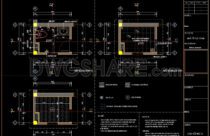 Helipad Plan and Elevation Details Autocad Drawing DWG