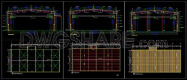 161. Cad Drawings Of Complete Steel Building For Download