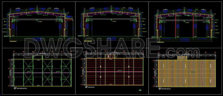 161. Cad Drawings Of Complete Steel Building For Download