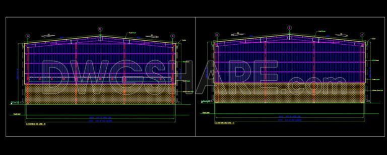 161. Cad Drawings Of Complete Steel Building For Download