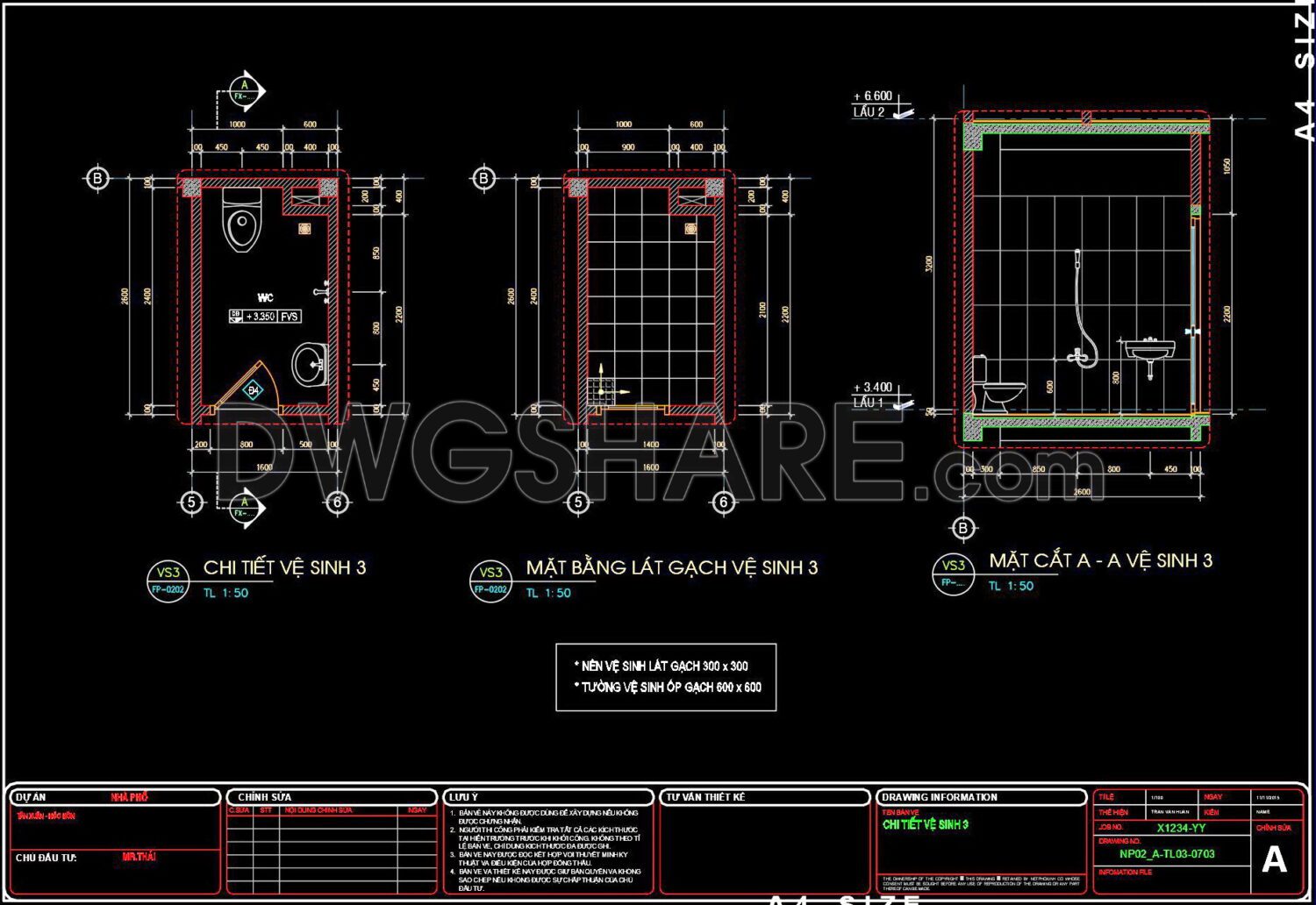 161. WC Layout Plan and elevations details CAD drawings download
