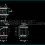 163. WC Layout Plan and elevations details CAD drawings download - Free ...