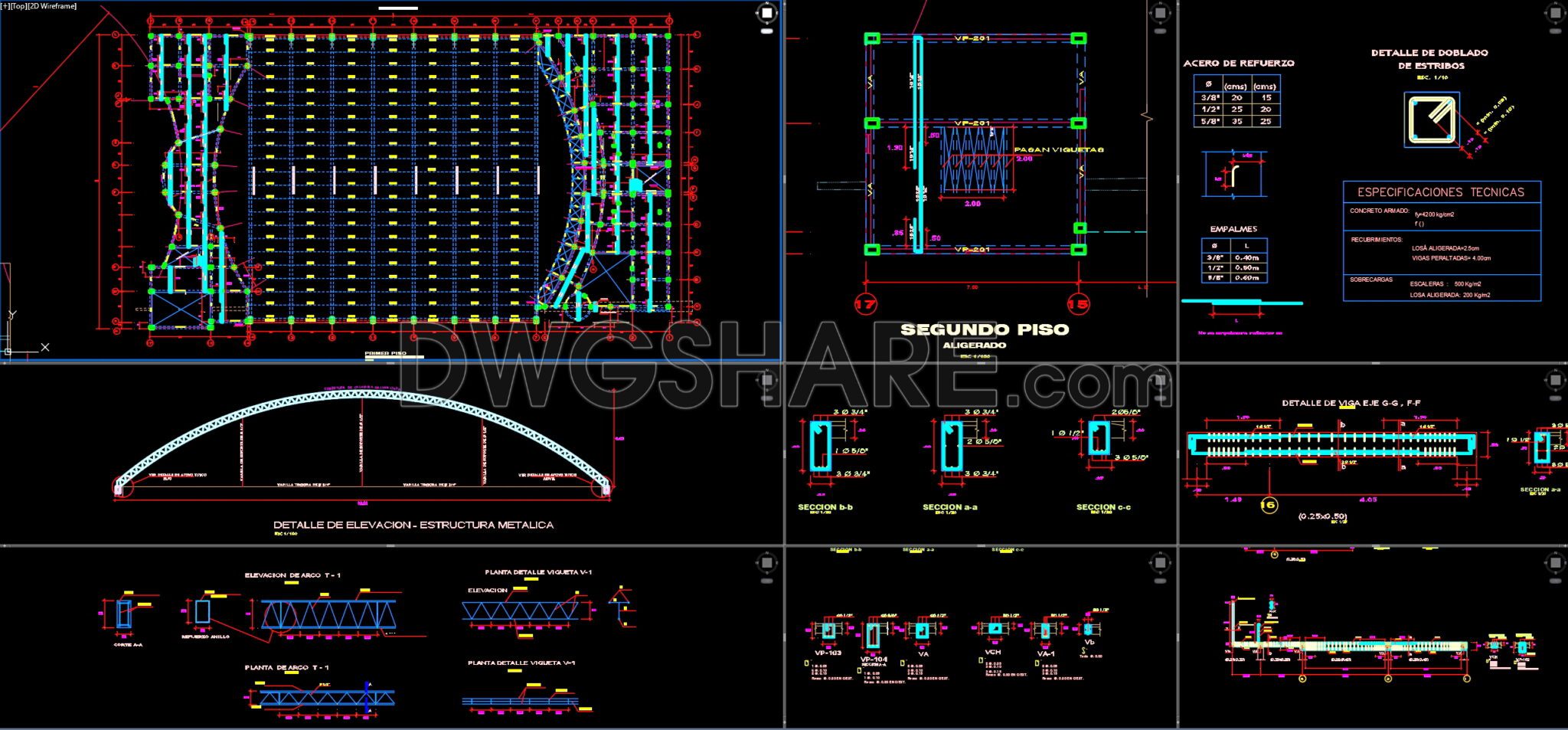 164. Structural Drawings Of Steel Roof Truss For Download