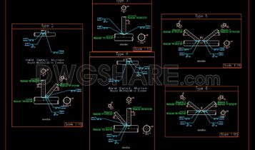 44.Design standards for disabled people free AutoCAD drawings