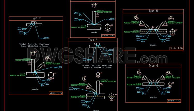 165. Metal Structure Drawings for Rachel Mesh Download - Free Cad ...
