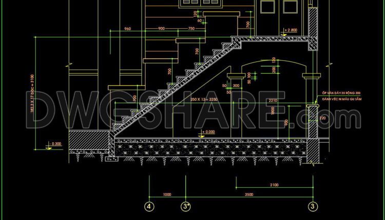 233. CAD detailed drawings of vertical facade wall sections for ...