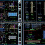237. Detailed architectural CAD drawings of balconies and columns ...
