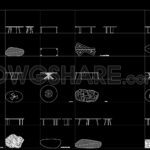 252. CAD blocks of coffee tables and tea tables (1) - Free Cad Blocks ...