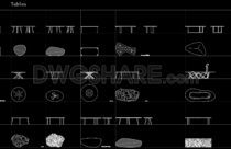 360. Free CAD Drawing Modern Console Table Design