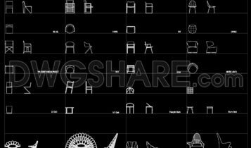 Chair Archives - Free Cad Blocks, download DWG models for architects ...