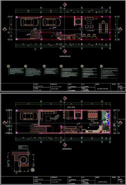 266. The CAD drawings of the floor plan, elevation, and cross-sections ...