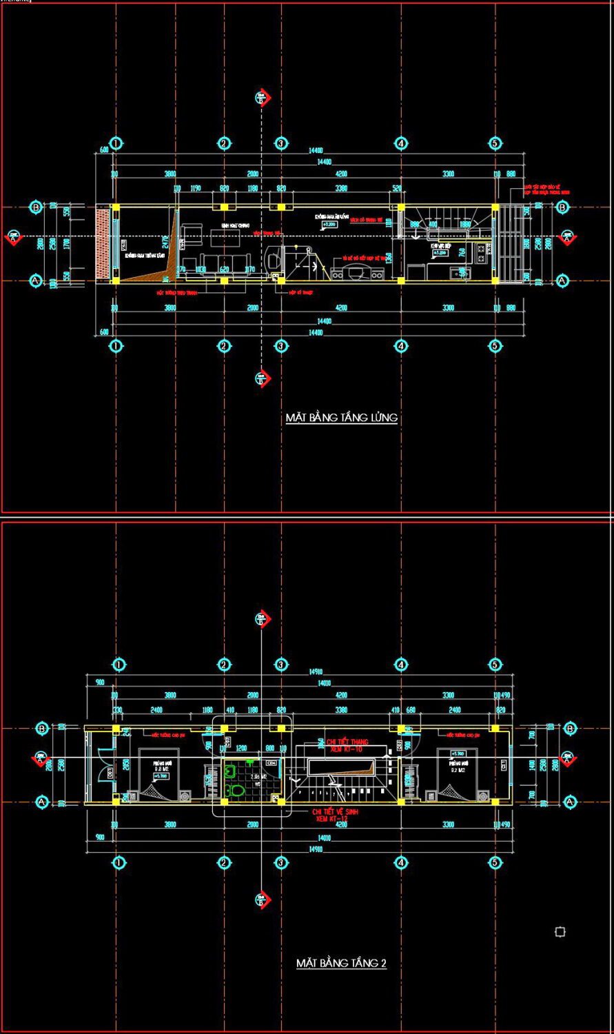 267. The CAD drawings of the floor plan, elevation, and cross-sections ...