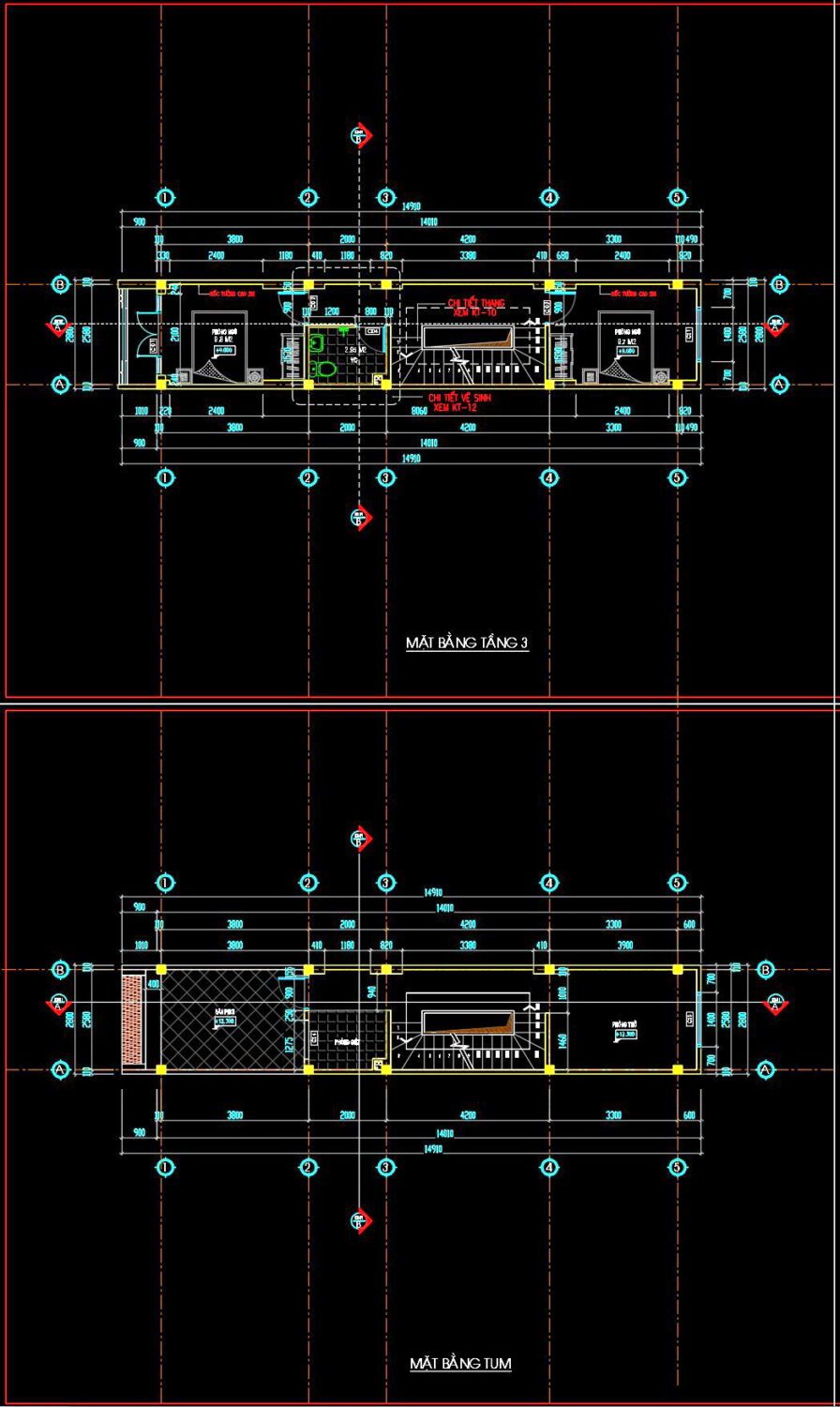 267. The CAD drawings of the floor plan, elevation, and cross-sections ...