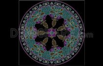 188. Free Download of Decorative Pattern Design CAD Blocks