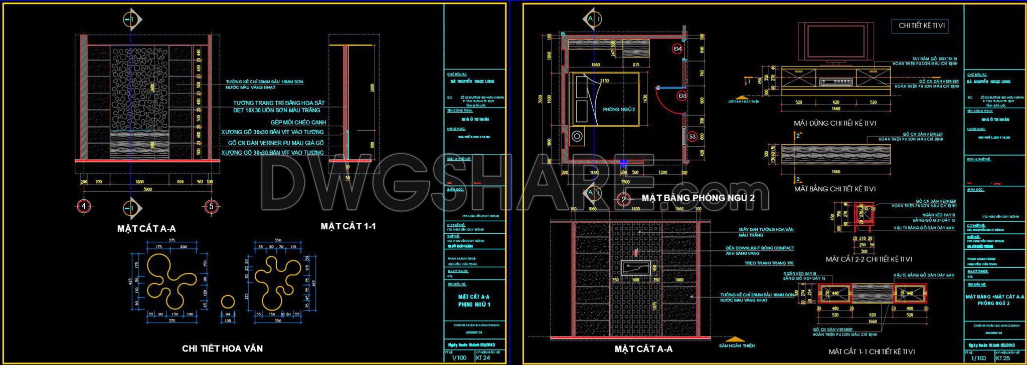 41. Download CAD drawings for interior design of bedroom