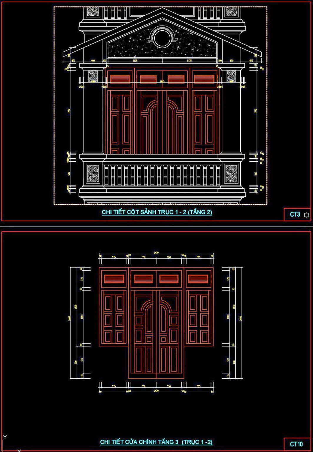 476. Detailed AutoCAD Drawings Of Doors, Windows For Download