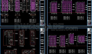 Security Check Point 3D Model AutoCAD File DWG