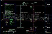 26.Circular Stadium Layout and Section CAD