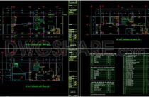Tourist Resort Plan and Elevation AutoCAD File DWG