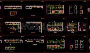 168. Detailed Restaurant Kitchen CAD Drawings - Free Download