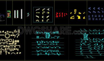 99.Shoe Storage Cabinet Cad Blocks free download
