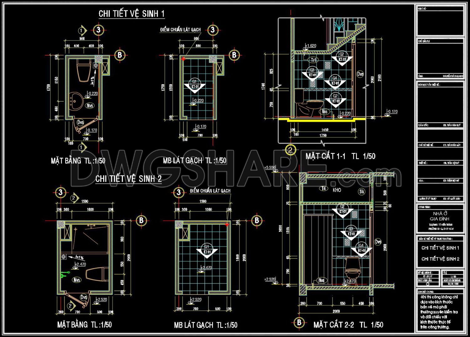 164. WC Layout Plan and elevations details CAD drawings download