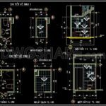 164. WC Layout Plan and elevations details CAD drawings download (2 ...