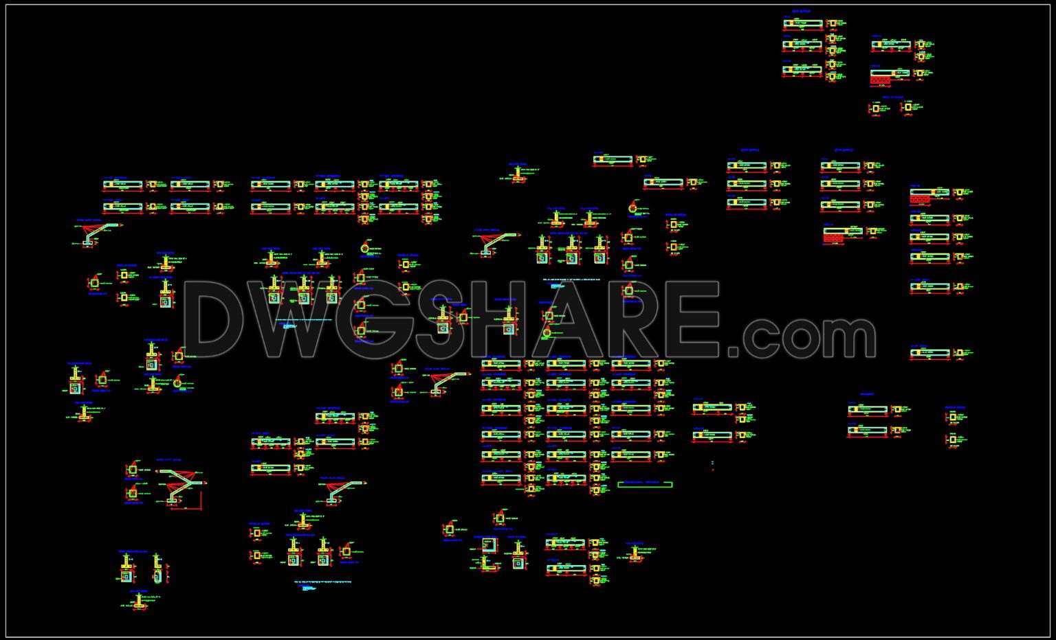166. Cad Drawings Of Different Structural Details For Download